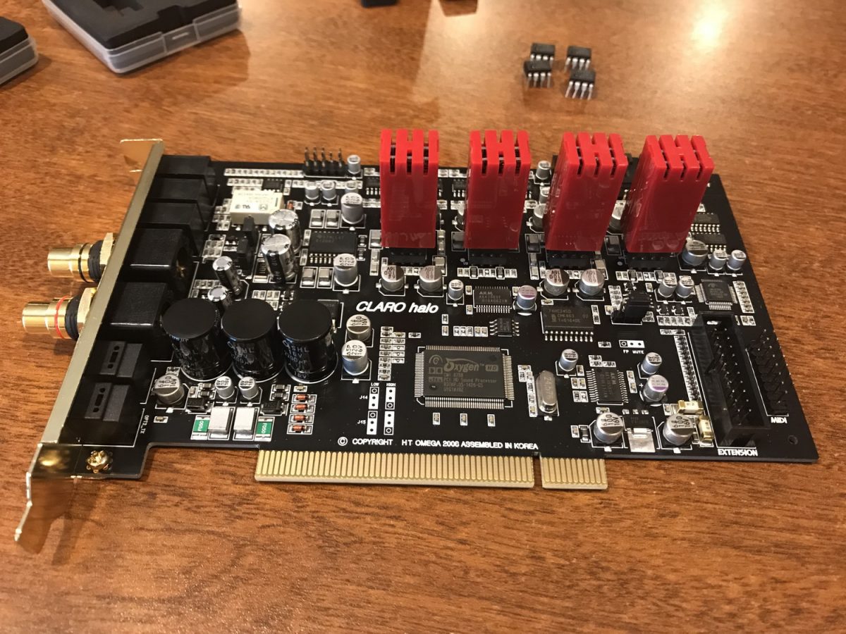 HT Omega Claro Halo PCI Sound Card With Burson V6 Vivid Opamp | Burson ...