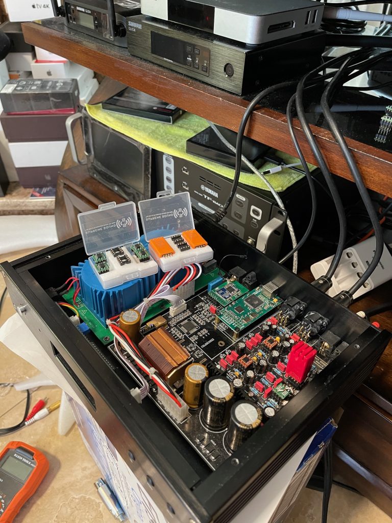 DIY DAC ESS9038 PRO Low Pass Stage, I/V Stage With Burson V6 Vivid ...